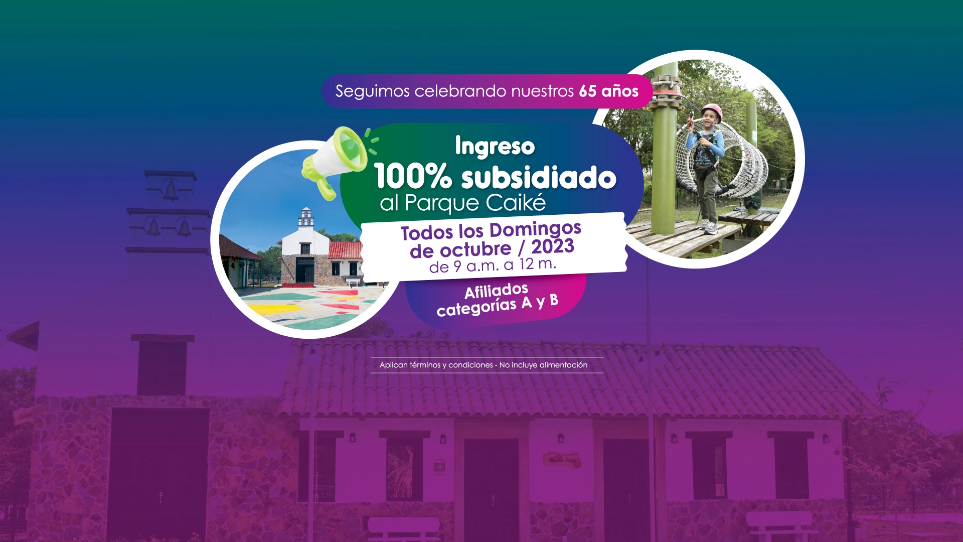 Noticias Parque Caiké - Todos los domingos de octubre, el ingreso a ...